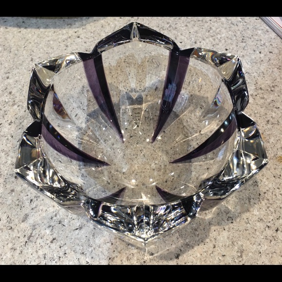 DRESDEN | Accents | Dresden Crystal Bowl Made In Germany Amthstclear ...